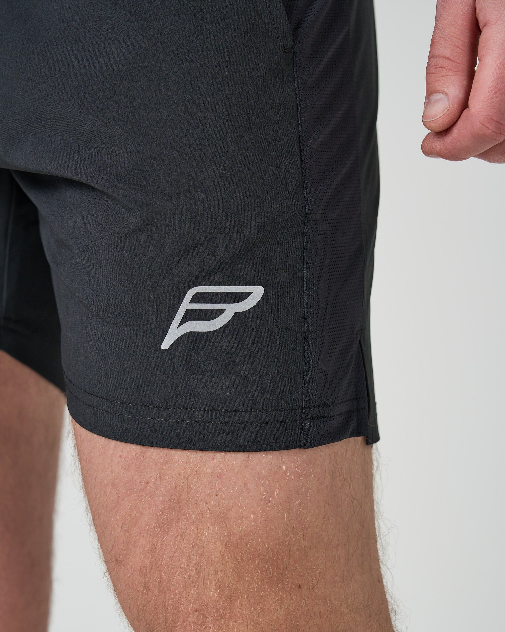 Mens Black 5" Intense Tech Shorts – FREQUENCY