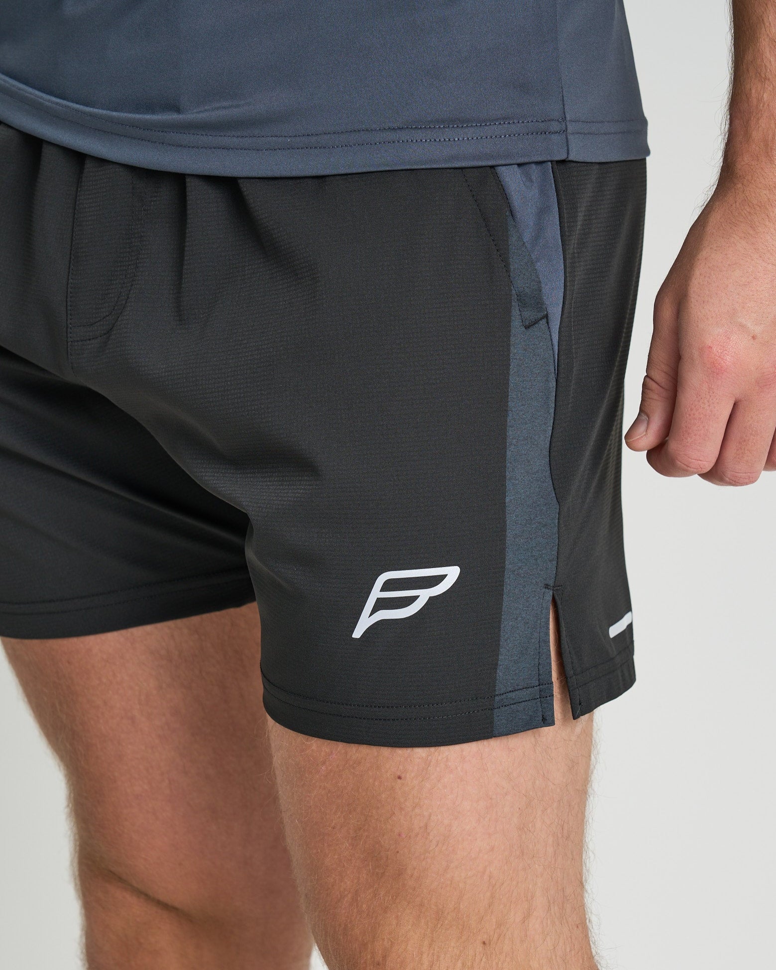 Mens Black Strength Pro 5" Shorts – FREQUENCY